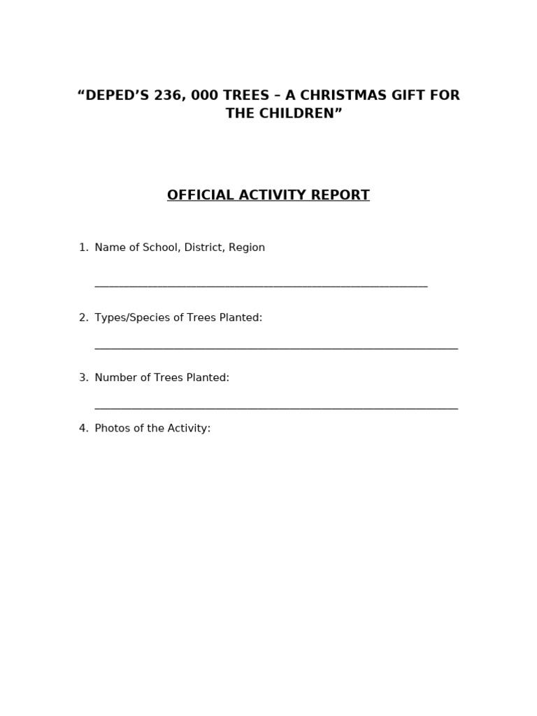 DepEd's 236,000 Trees Initiative | PDF