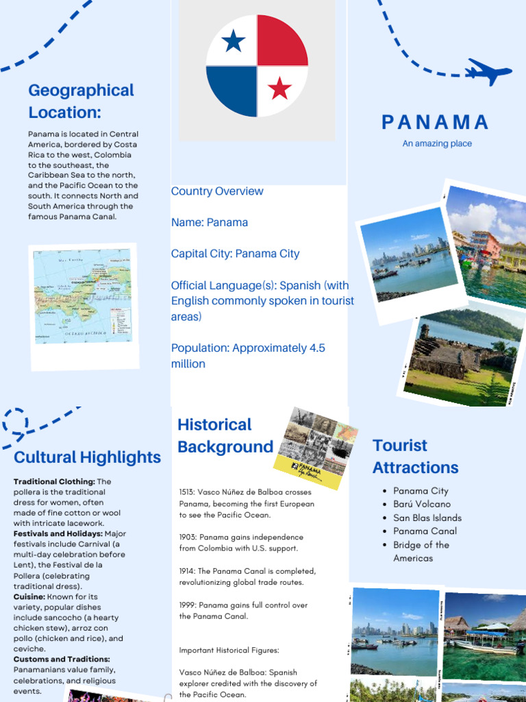 Panama: A Comprehensive Country Overview | PDF | Panama | Economies