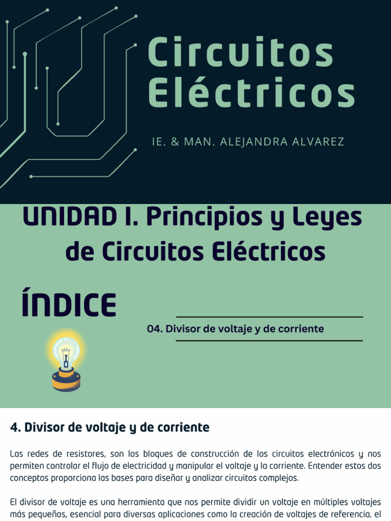 Semana 3 Circuitos Eléctricos | PDF