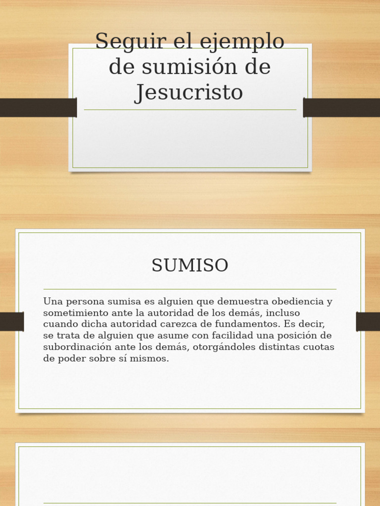 Seguir El Ejemplo de Sumisión de Jesucristo | PDF | Cristo (título) | Jesús