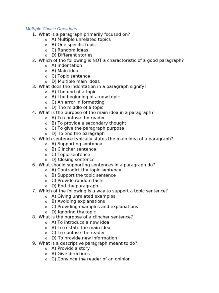 Multiple Choice Questions | PDF | Agriculture | Agricultural Science