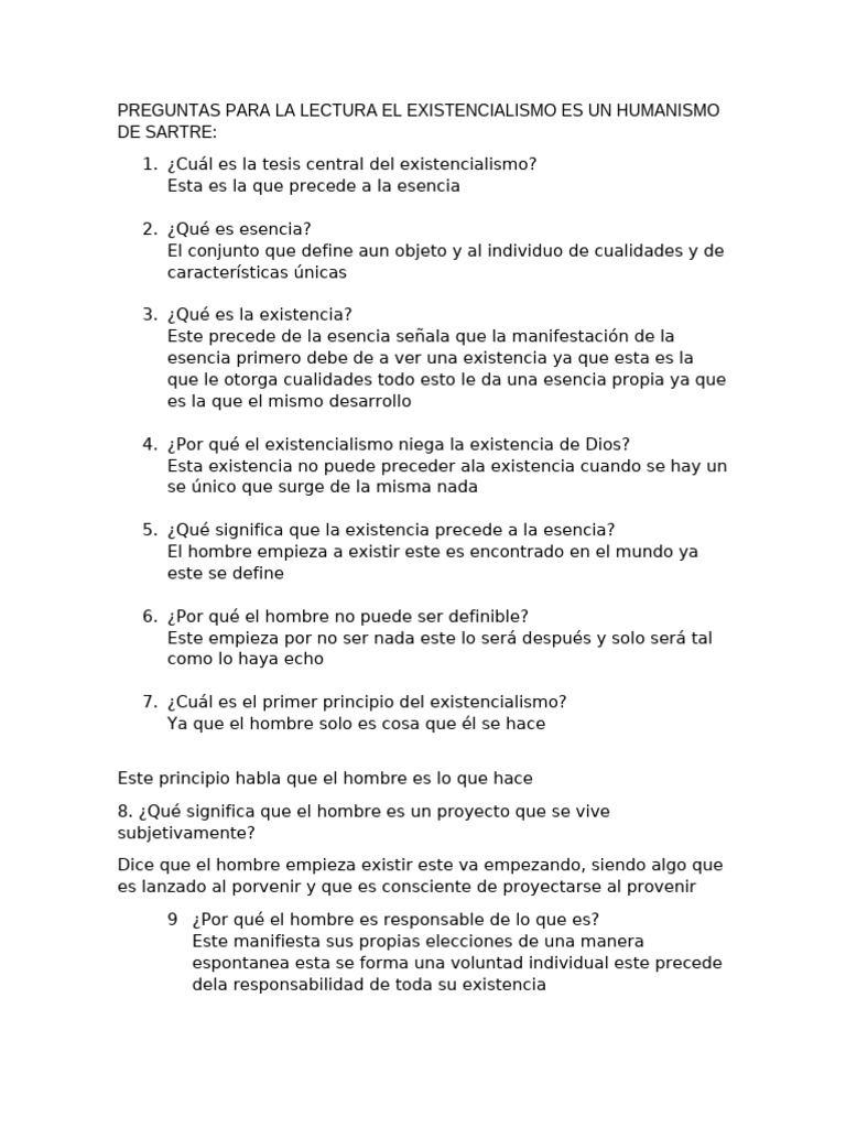Existencialismo Ateo | PDF | Existencialismo | Existencia