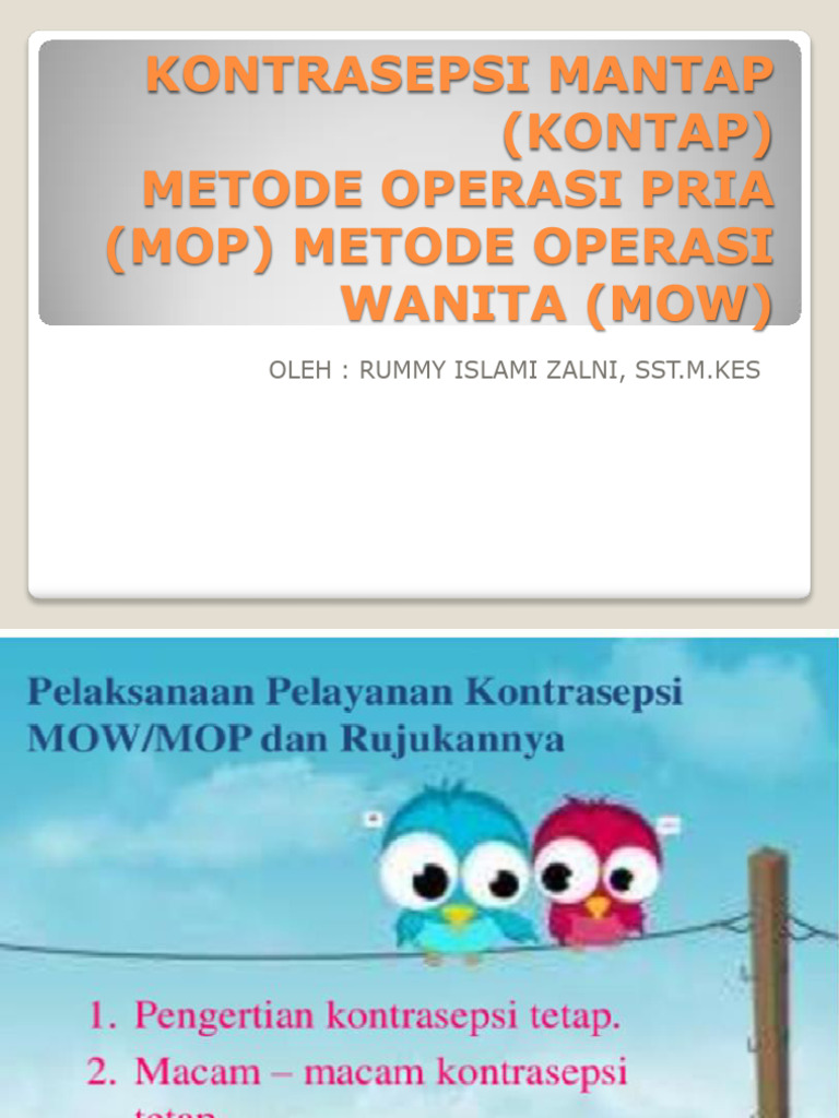 Kontrasepsi Mantap (Kontap) | PDF