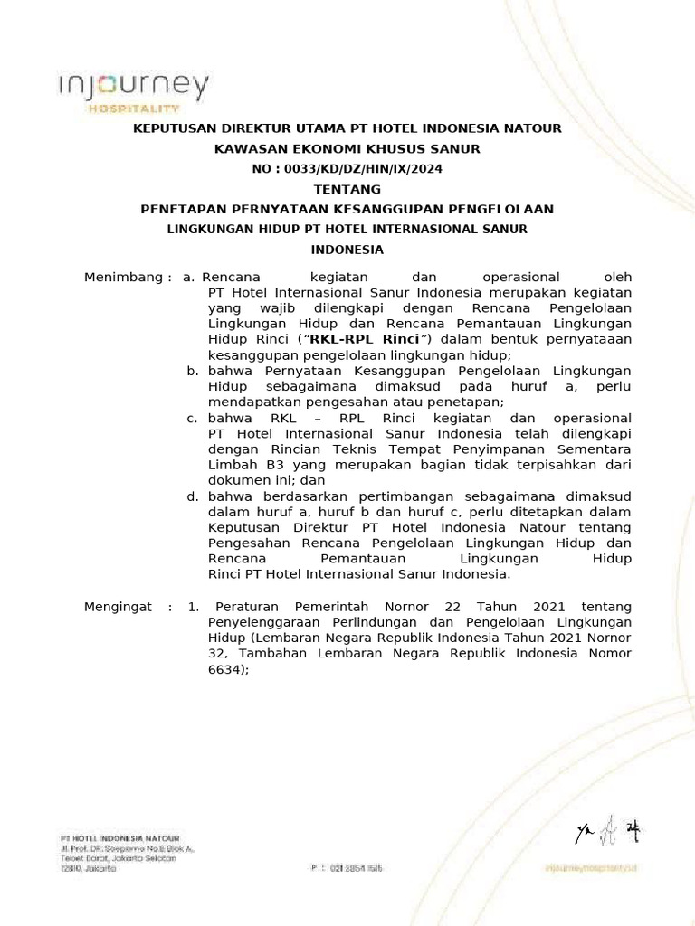 Dokumen Rkl Rpl Rinci Pt Hisi Final 13122024 | PDF