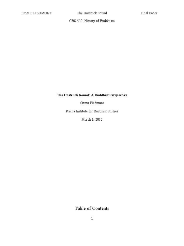 The Unstruck Sound Publication | PDF | Philosophy | Religion & Spirituality