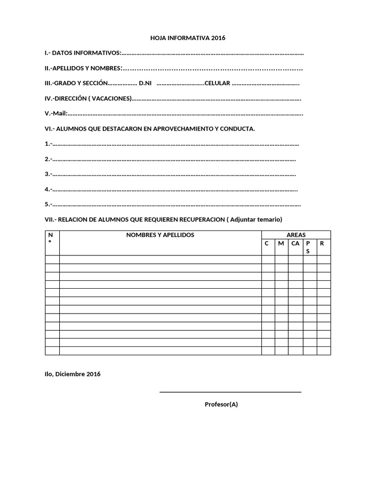 Informe De Alumnos 2016 Pdf 7652