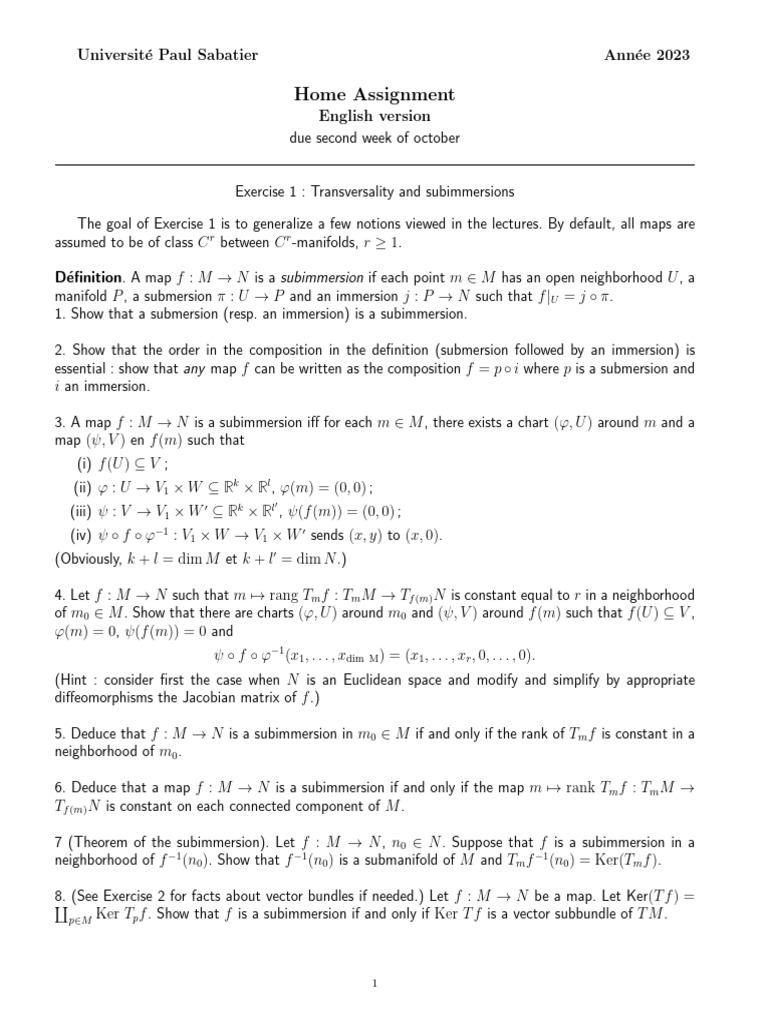 Advanced Differential Geometry | PDF | Vector Space | Algebraic Topology