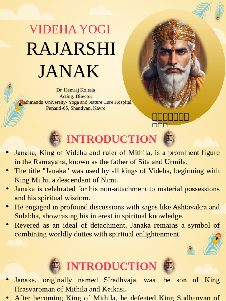 King Janak by Dr. Hemraj Koirala | PDF | Ātman (Hinduism) | Moksha