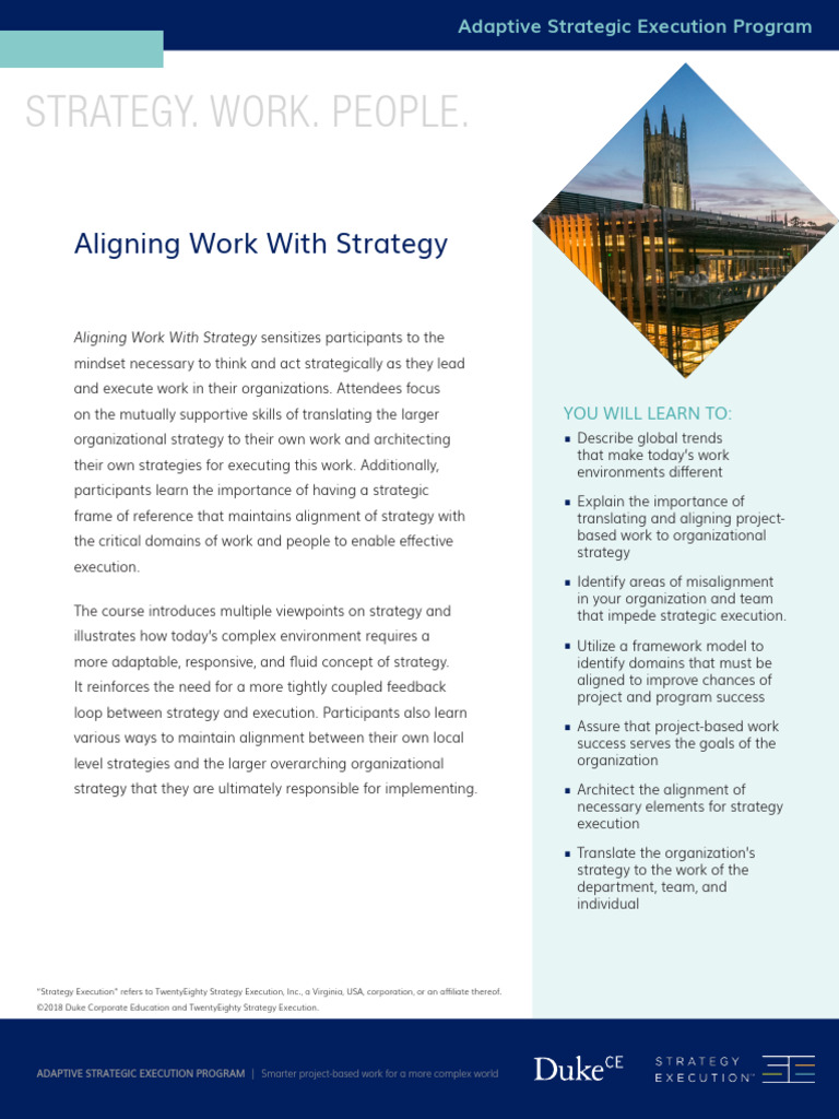 Adaptive Strategic Execution Training | PDF | Cognition | Business