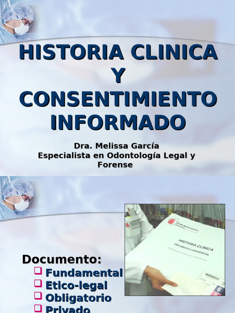 Consentimiento Informado | PDF | Historial médico | Consentimiento
