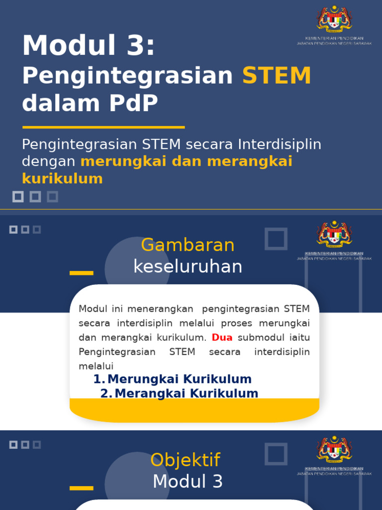 Modul 3 - Rungkai Rangkai PBL STEM Sarawak | PDF
