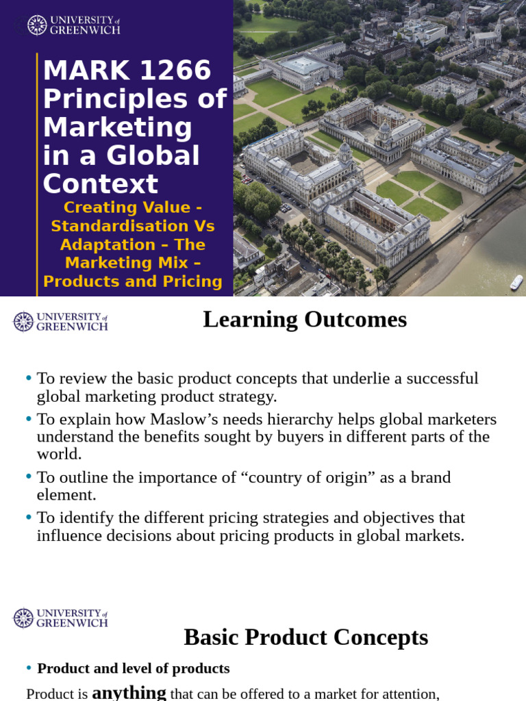 Creating Value - Standardisation Vs Adaptation - The Marketing Mix ...