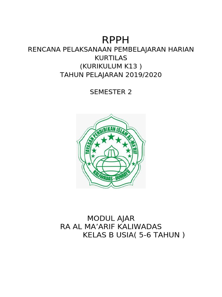 RPPH K13 S2 Ra 2019 | PDF