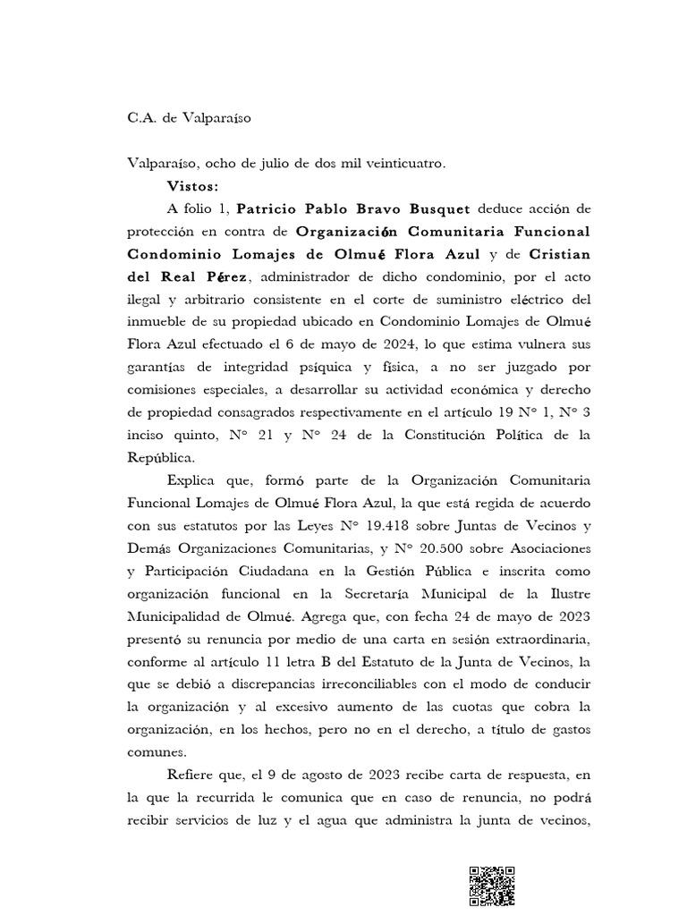 Este Documento Tiene Firma Electrónica y Su Original Puede Ser Validado en | PDF | Condominio ...