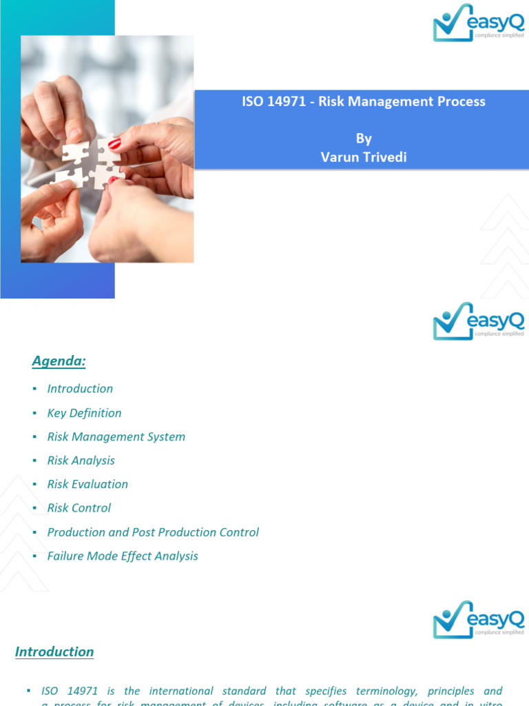 ISO - 14971 Risk Management PDF | PDF | Risk | Risk Management