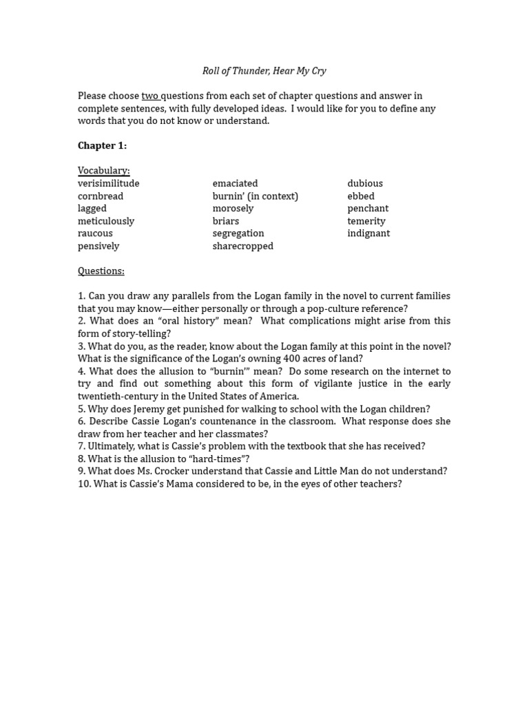 Thunder Student+Version - Docx+ | PDF