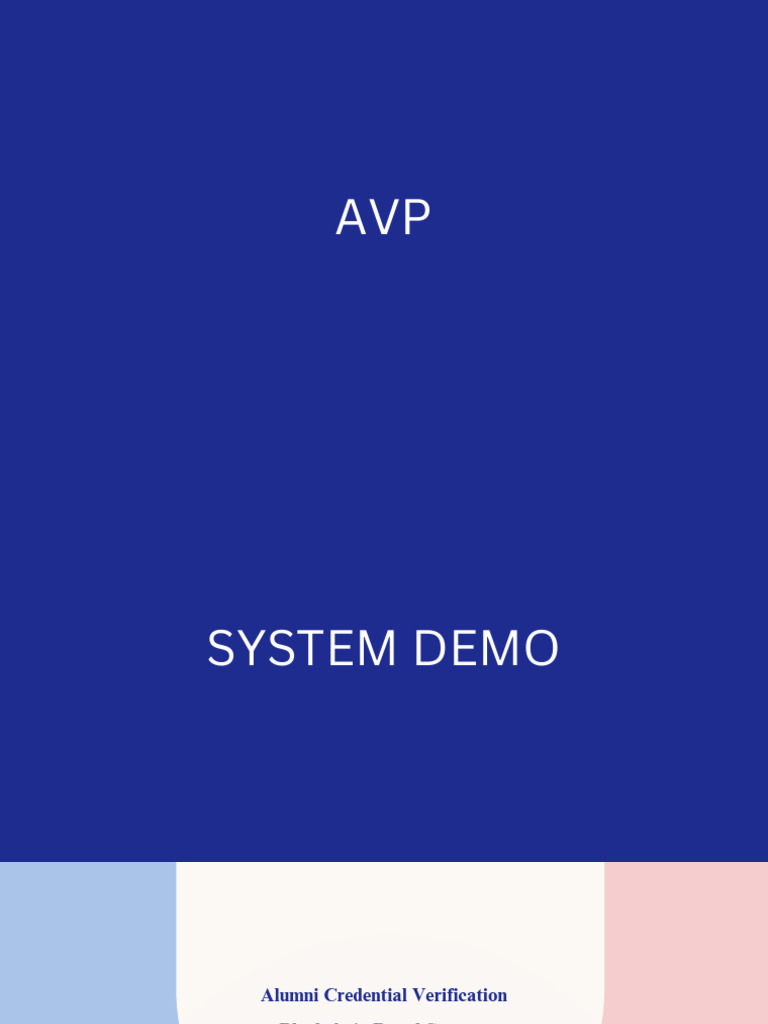 Alumni Credential Verification Blockchain Based System.... | PDF ...