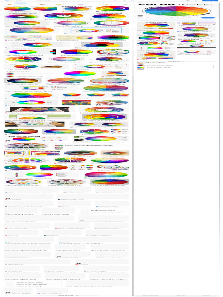 colour wheel - Google Search | PDF | Color | Vision