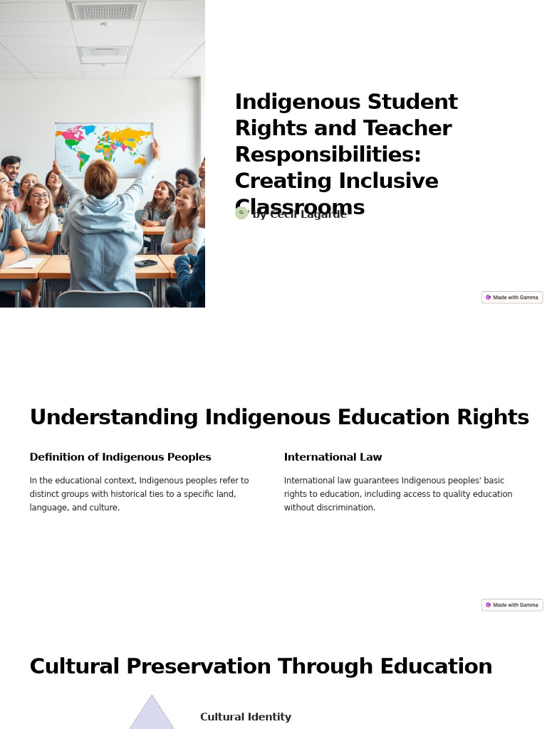 Indigenous Student Rights and Teacher Responsibilities Creating ...