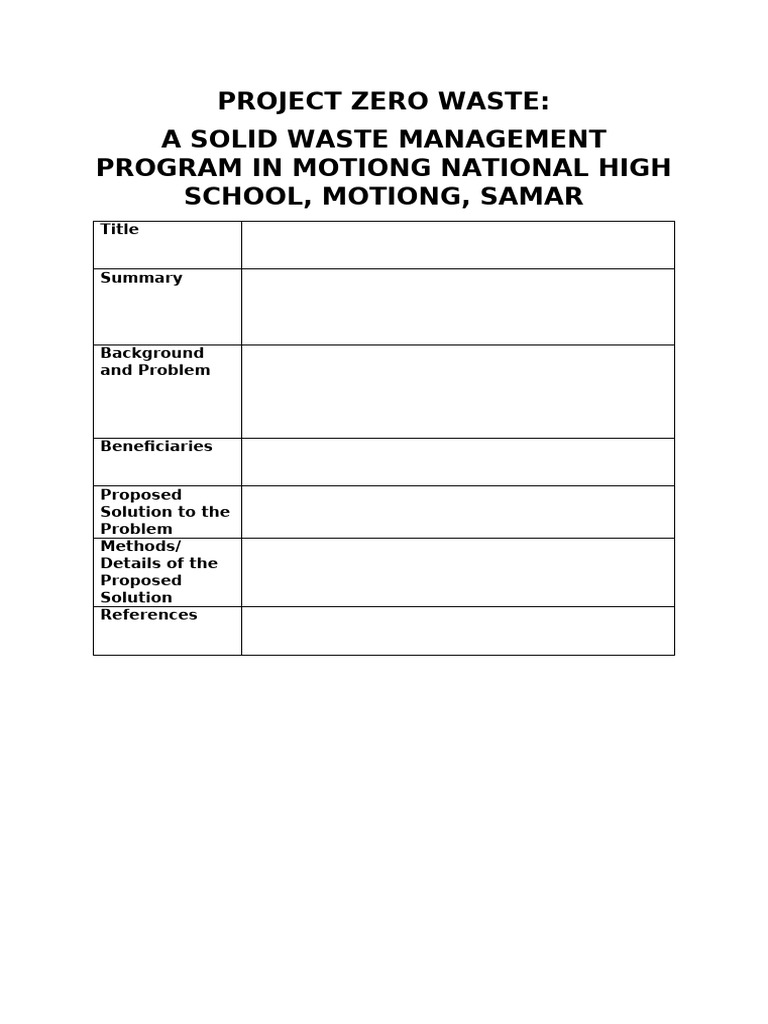 Project Proposal STEM | PDF
