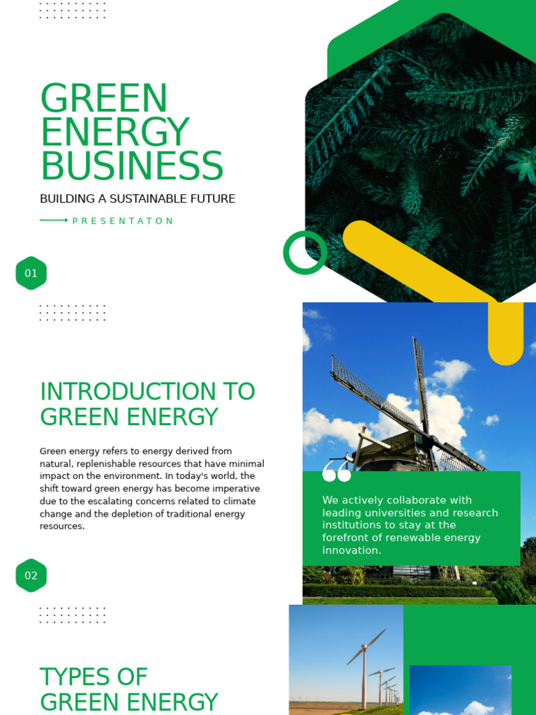Green Energy for Business Leaders | PDF | Sustainable Energy ...