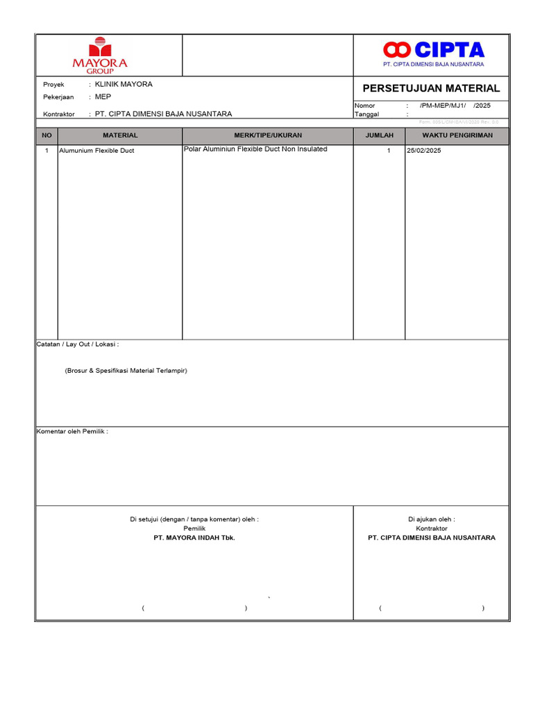 Approval Flexible Duct | PDF