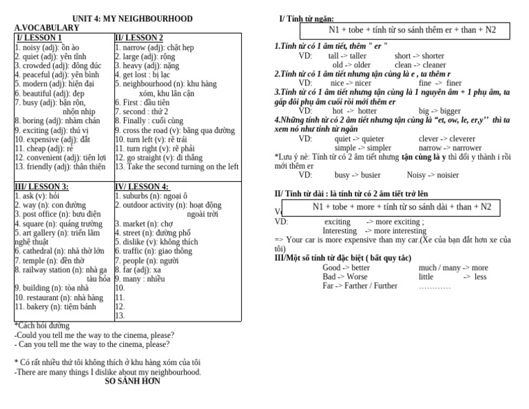 N1 + Tobe + Tính Từ So Sánh Thêm Er + Than + N2 | PDF
