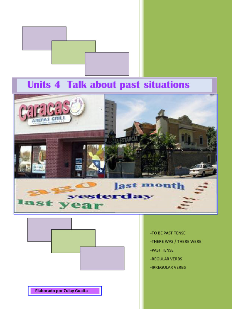 English II Unit 4 | PDF | Verb | Grammatical Tense