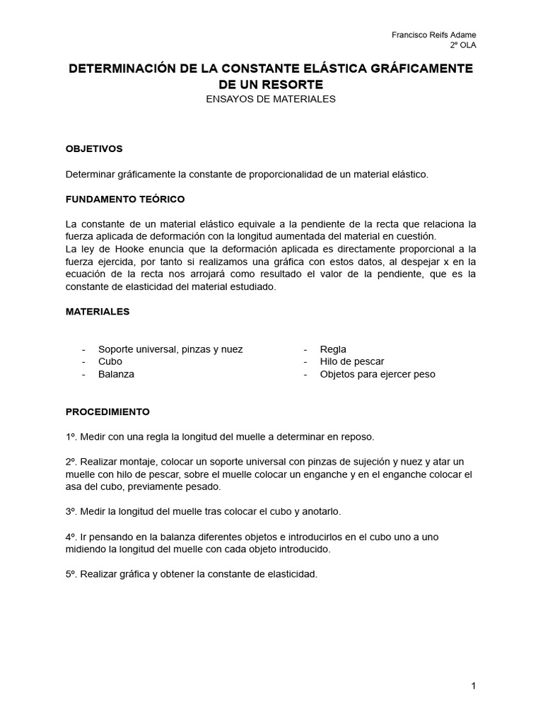 Modulo de Young | PDF | Elasticidad (Física) | Deformación (ingeniería)