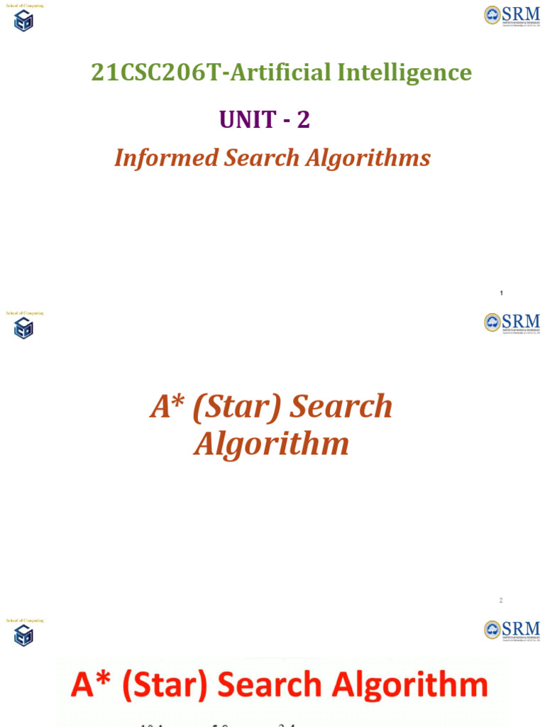 A Star Algorithm | PDF