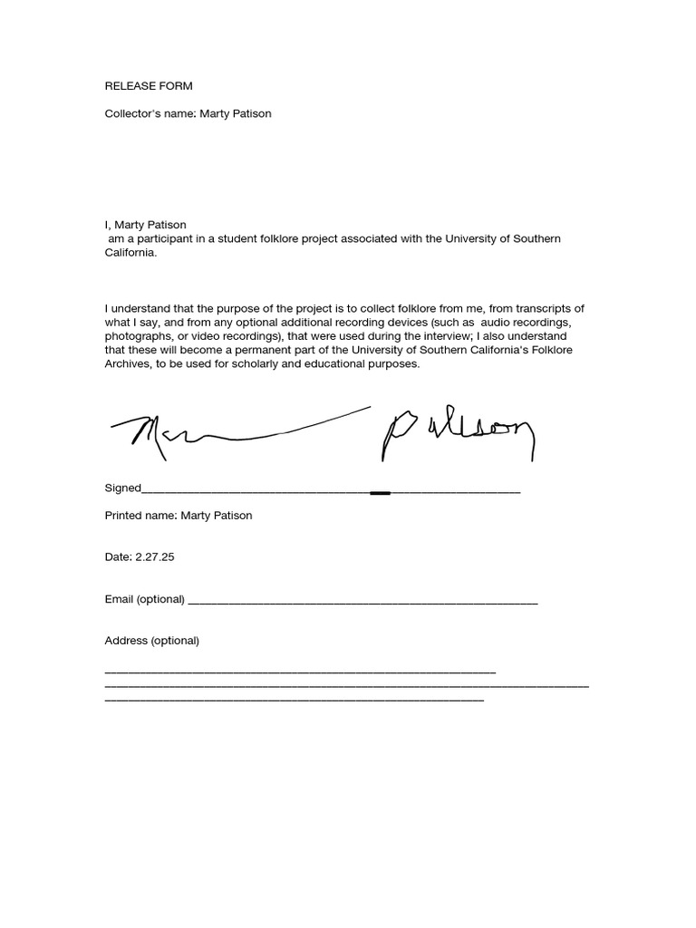 Release Form Mpp.docx | PDF