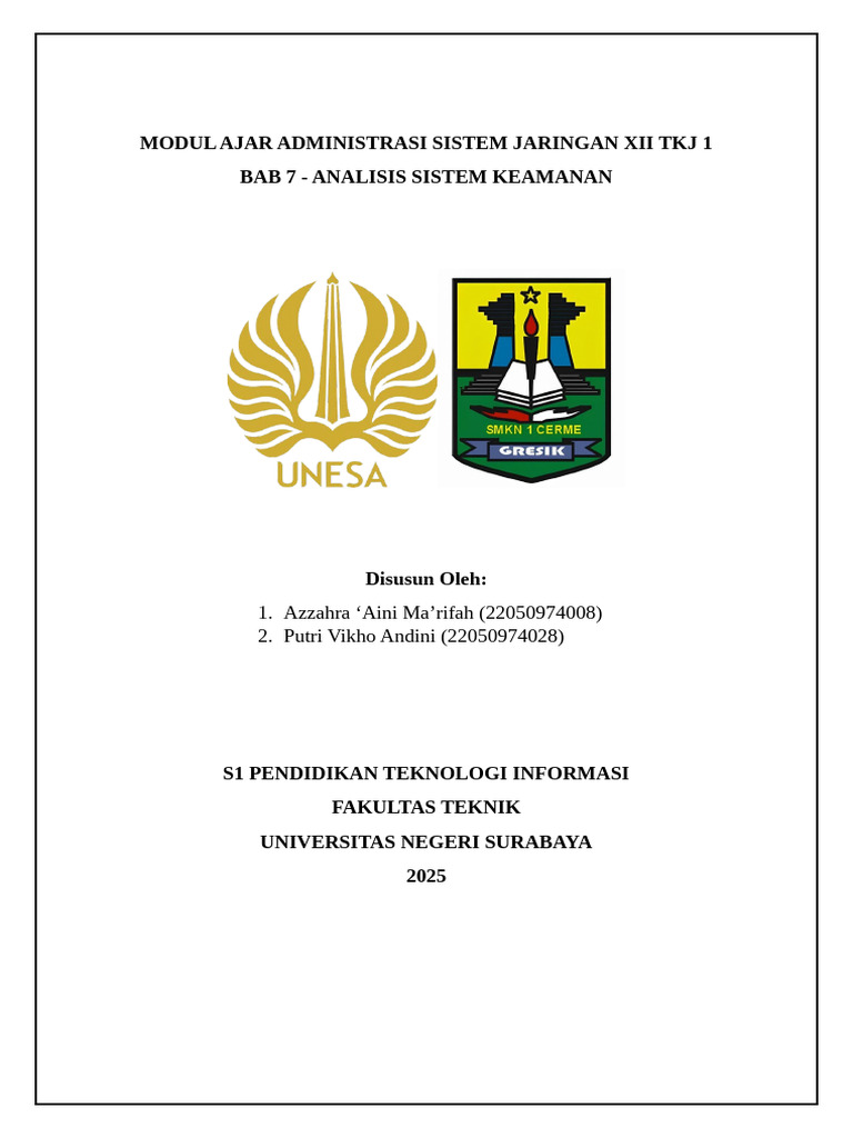 Modul Ajar Administrasi Sistem Jaringan Xii TKJ 1 | PDF