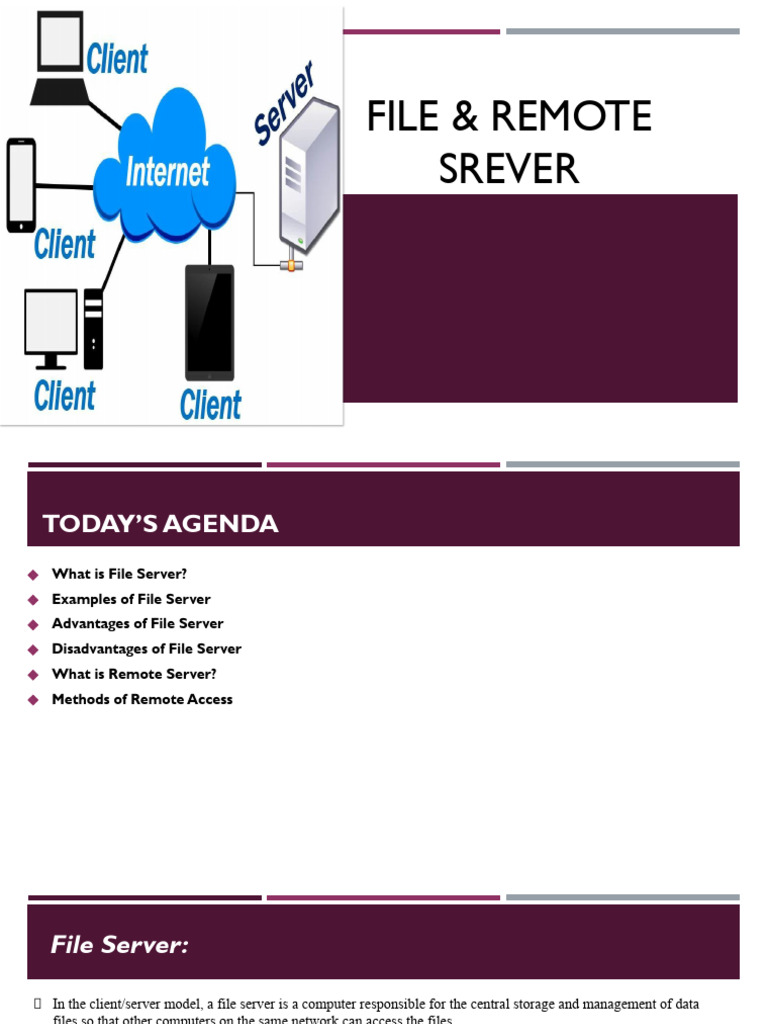 5.file Srever - Remote Server | PDF | Computer Network | Computer File