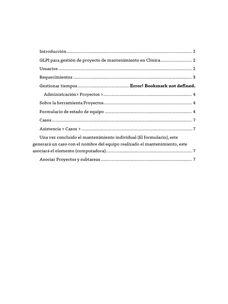 GLPI - Proyecto Mantenimiento de Equipos Informaticos | PDF | Software | Informática