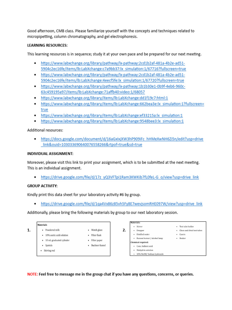 Announcement Bio 8 | PDF