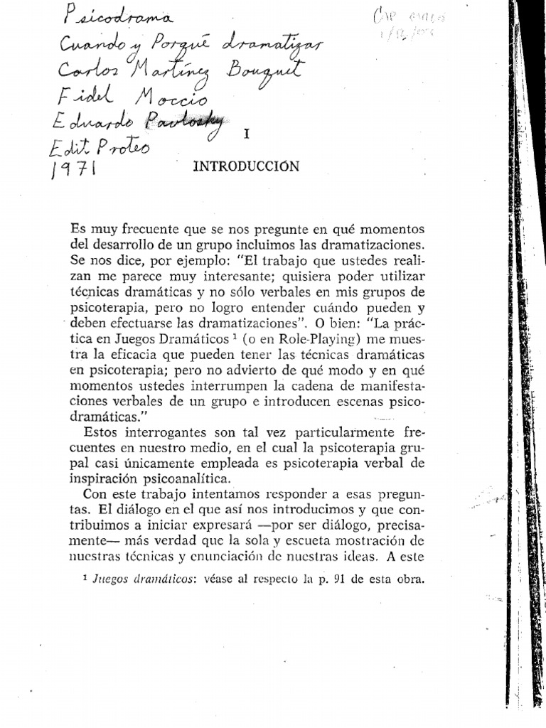 Pavlosky Psicodrama | PDF