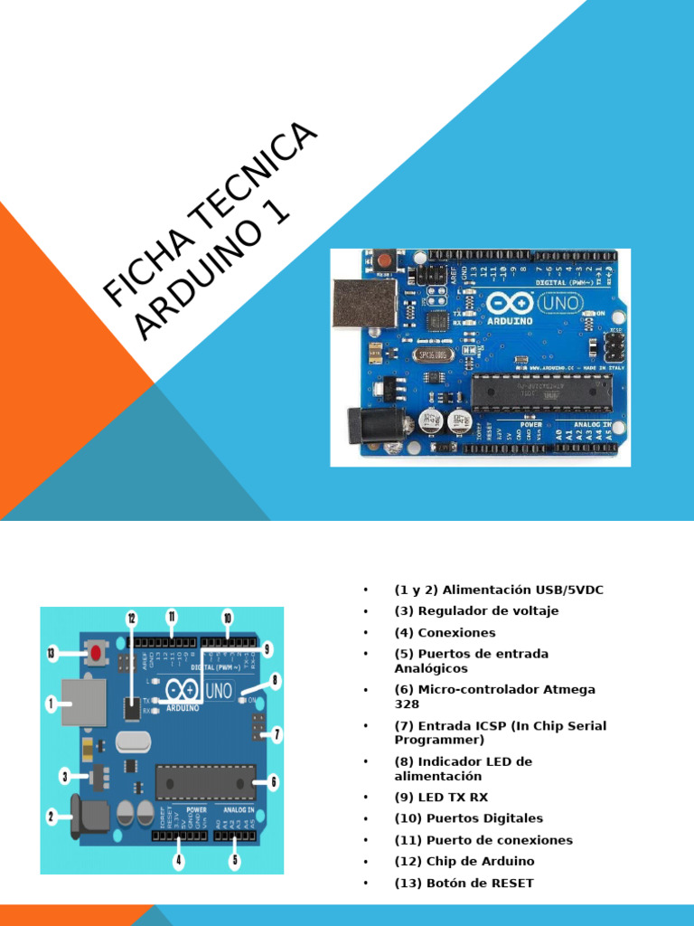 Ficha Tecnica Arduino 1 | PDF