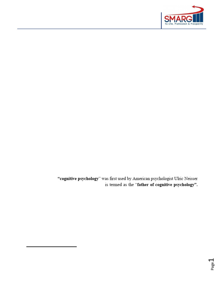 Attention Notes Pdf Attention Cognitive Psychology