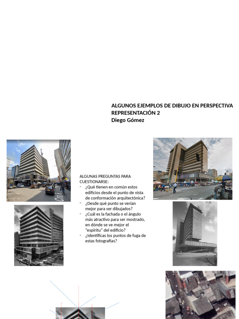 Perspectivas de Edificios en Dibujo | PDF