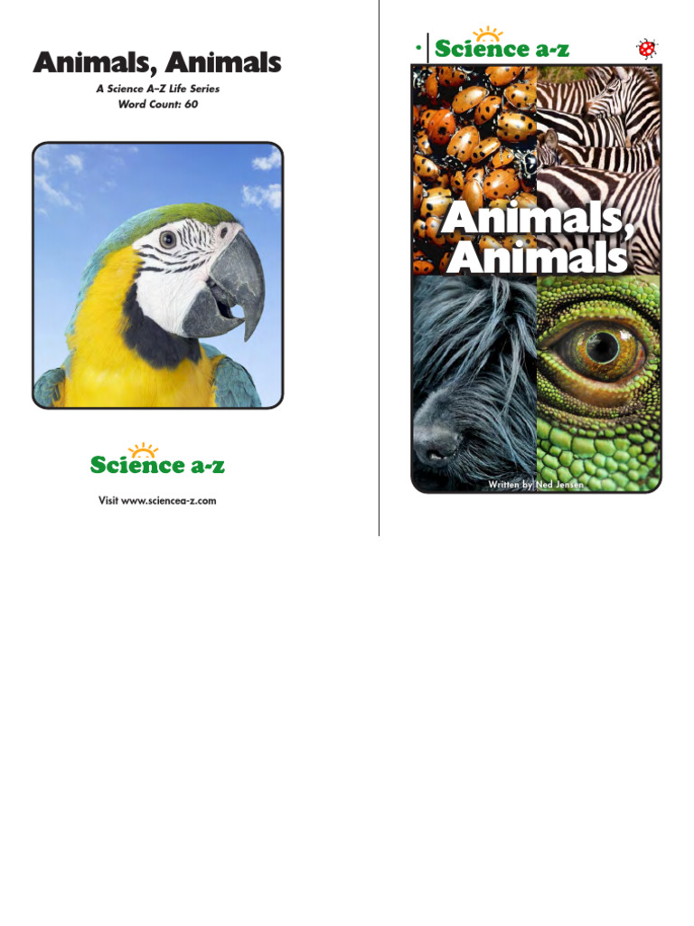 Animalsk-2 Nfbook Low 2-Sided | PDF | Reading Comprehension | Zoology
