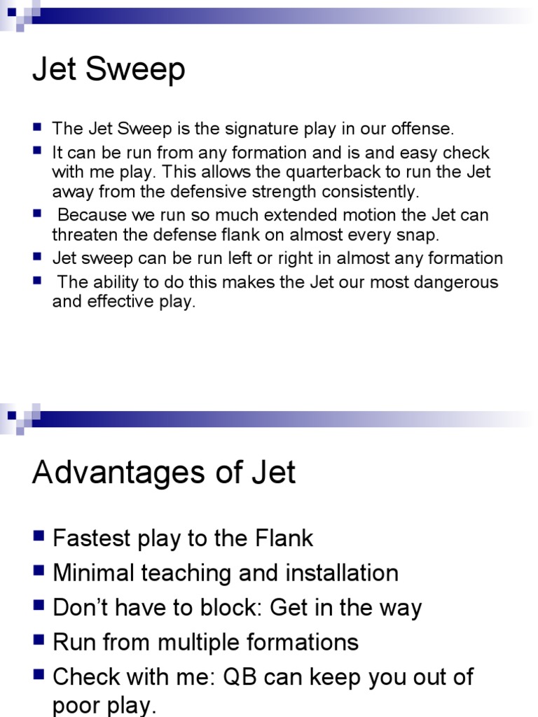 Jet Sweep | PDF | Quarterback | Football Codes