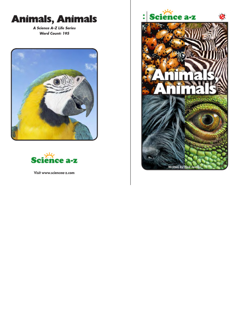 animalsk-2_nfbook_mid_2-sided | PDF | Reading Comprehension | Zoology