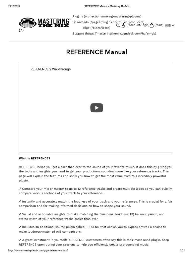 Mastering The Mix Reference Manual | PDF | Equalization (Audio) | Audio ...