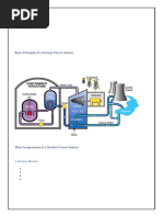 Nuclear Power Station - Working and Diagrams | PDF | Nuclear Reactor | Nuclear Fuel