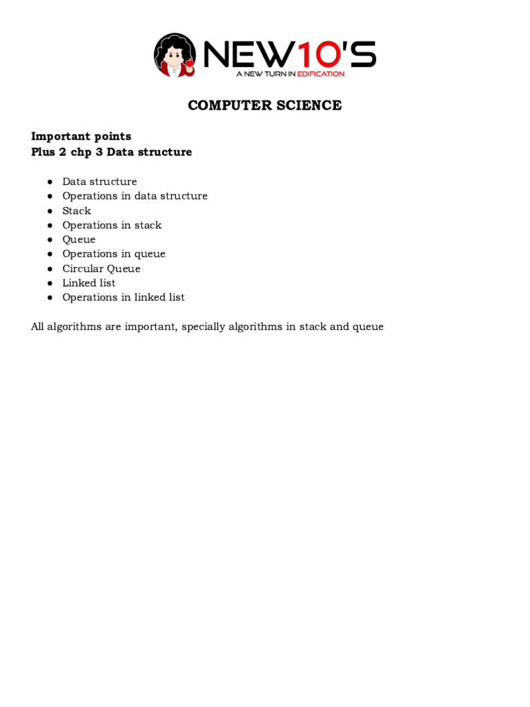 Data Structures and Algorithms Overview | PDF
