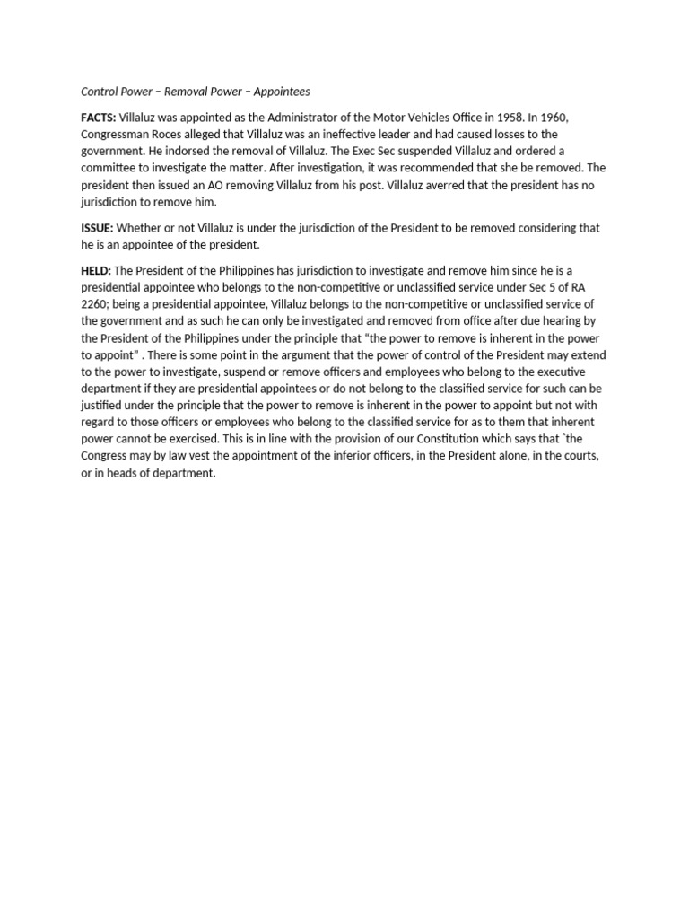 Villaluz v. Zaldivar, G.R. No. L-22754, Dec. 31, 1965 Digest Net | PDF