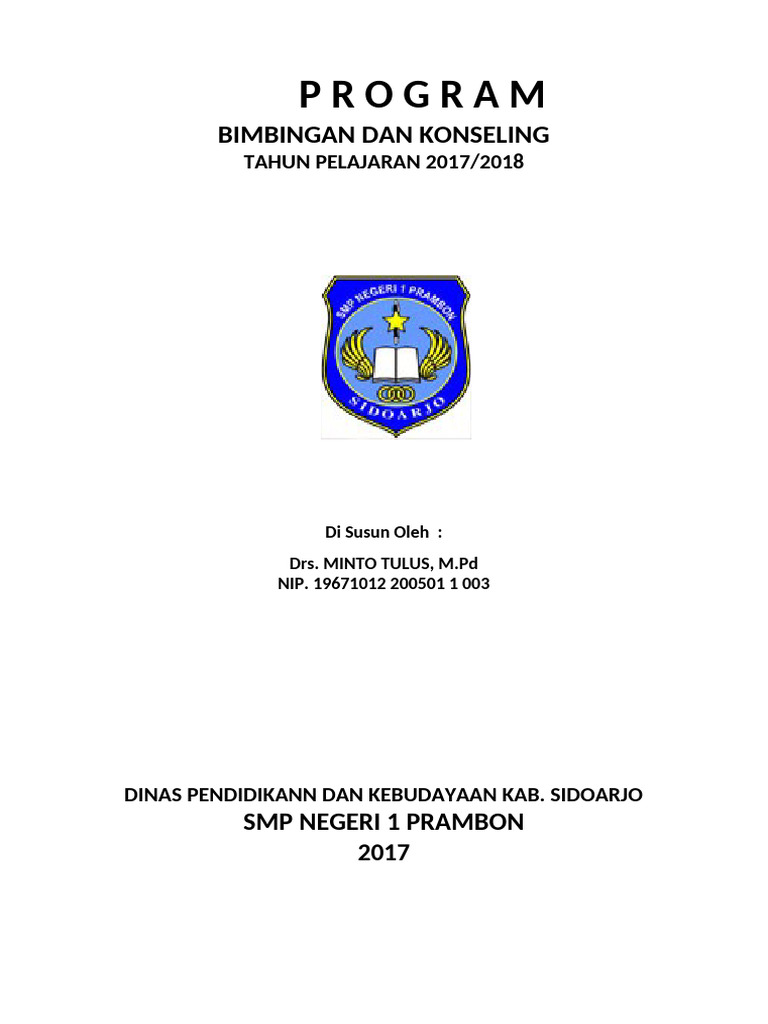 CONTOH PROGRAM BK SESUAI POP | PDF