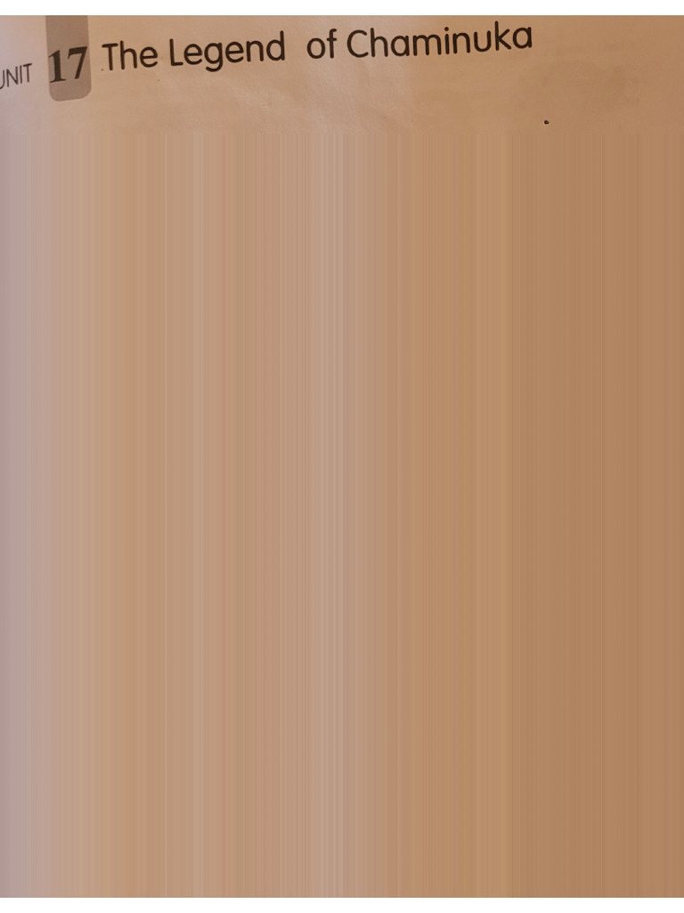 Passage 3 - The Lengend of Chaminuka | PDF