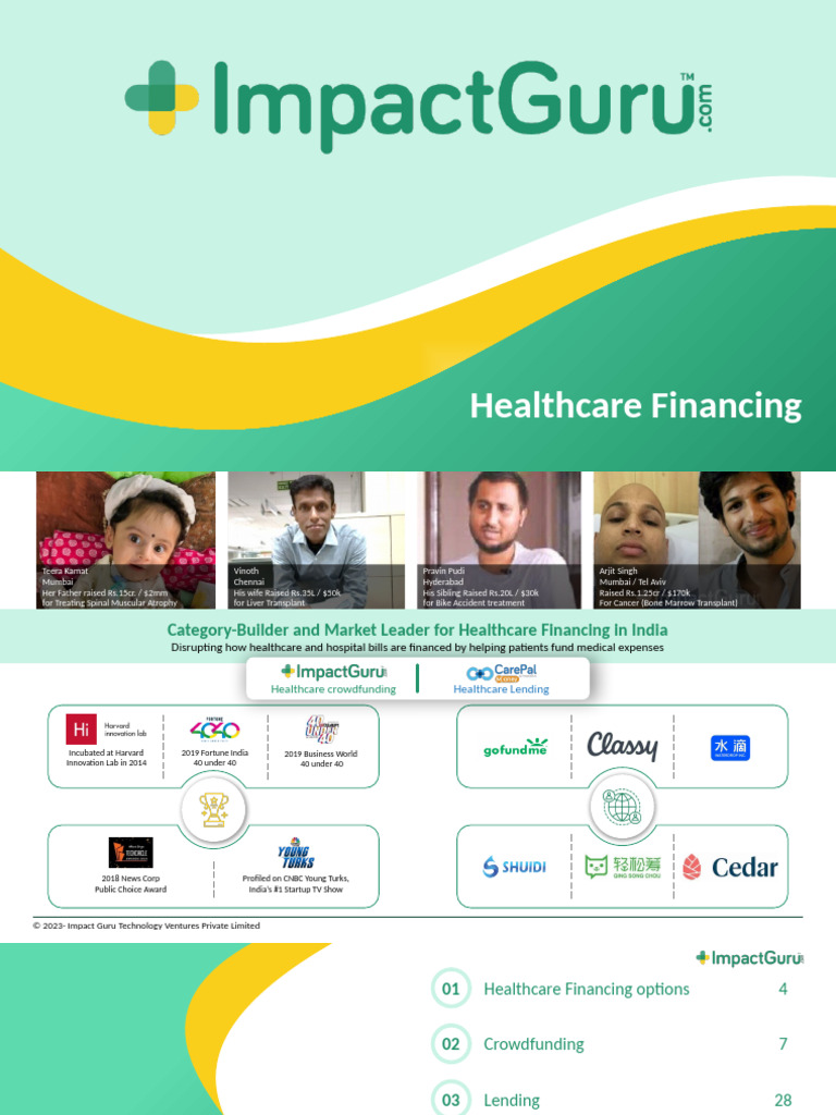 Healthcare Financing by Impact Guru | PDF | Organ Transplantation ...
