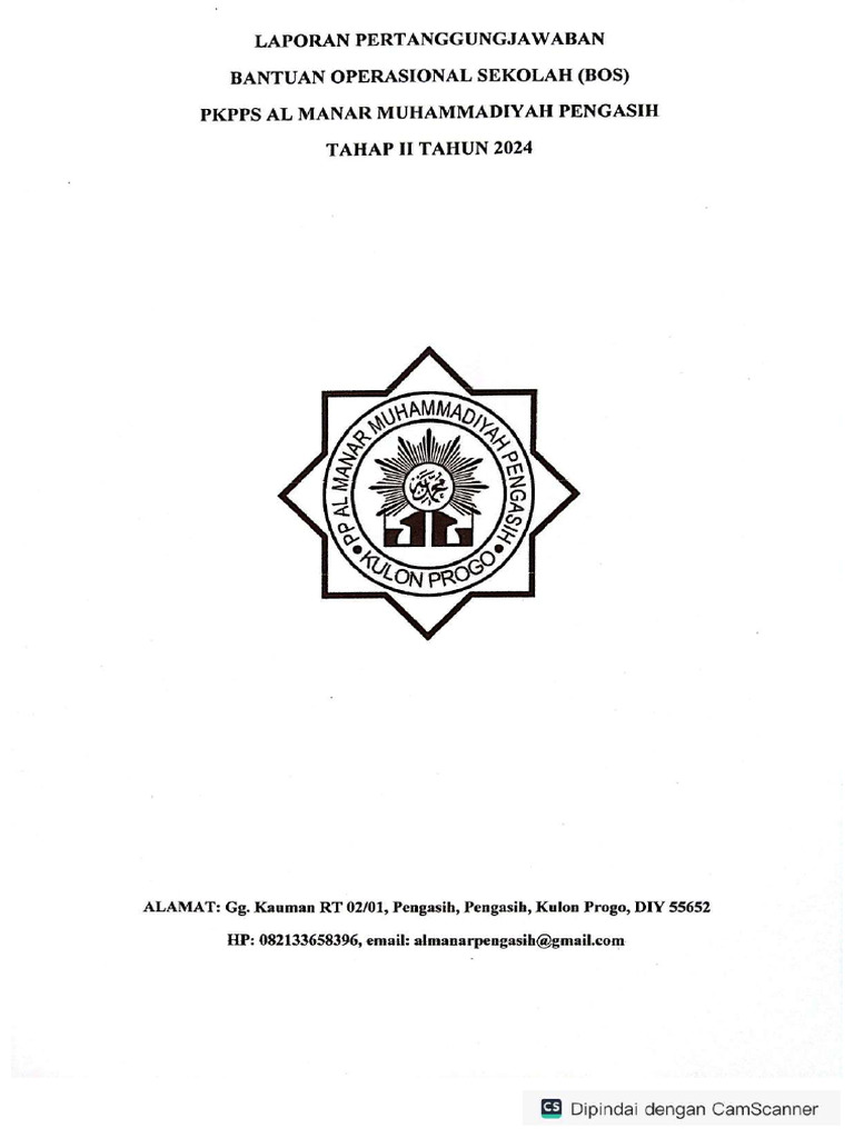 LPJ BOS Tahap 2 Tahun 2024 Al Manar | PDF